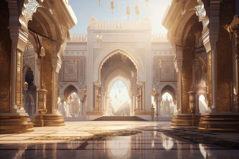 Visualize the Integration of Islamic Visual Stock Illustration ...