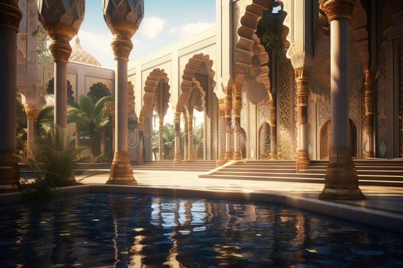 Visualize the Integration of Islamic Visual Stock Illustration ...