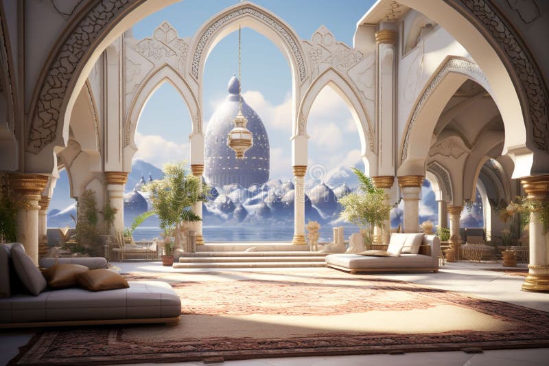 Visualize the Integration of Islamic Visual Stock Illustration ...