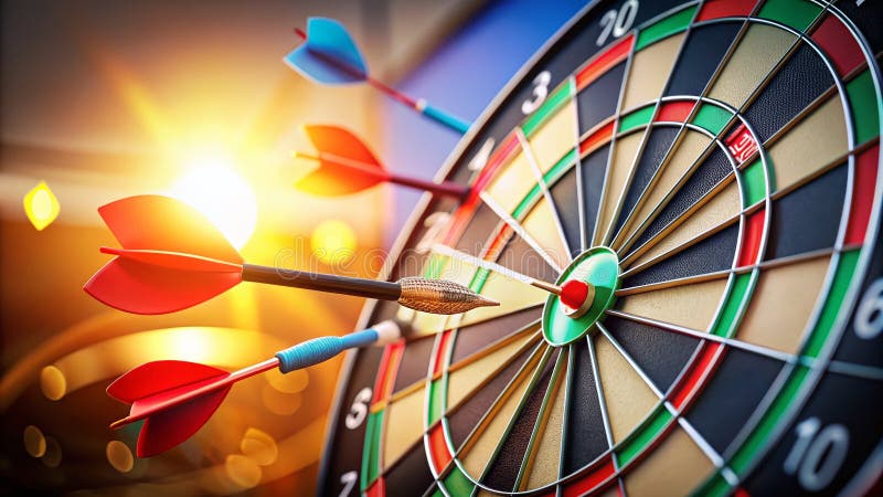 Visualize Your Business Success a Dart Board Template for Strategic ...