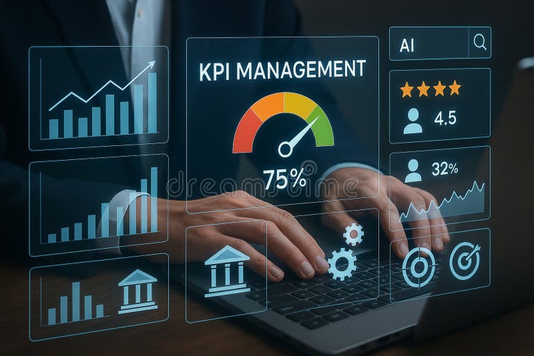 Kpi Management Dashboard Software for Business Performance Analysis and ...