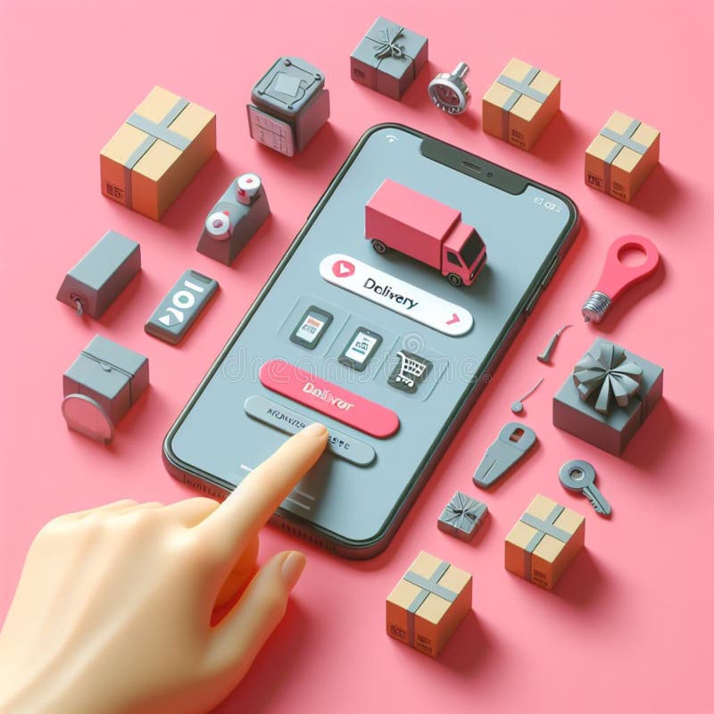 Dive into the Future of Online Shopping with Innovative App! Stock ...