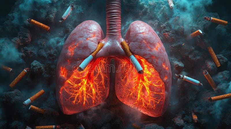 Visualized Lung Damage from Cigarette Smoking - Impact on Respiratory ...
