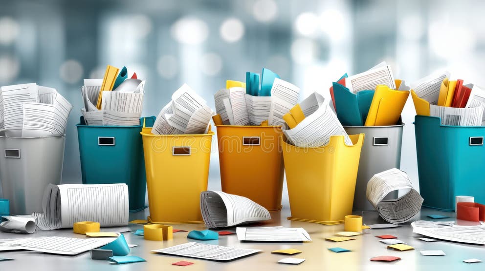 Digital Representation of Data Waste with Disorganized Folders and ...