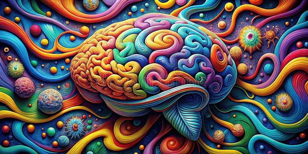 Visualizing ADHD Challenges an Abstract Brain Puzzle Depicting the ...