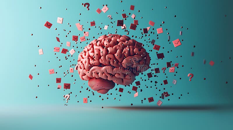 Visualizing ADHD Children S Brain Concept Digital Art Colorful ...