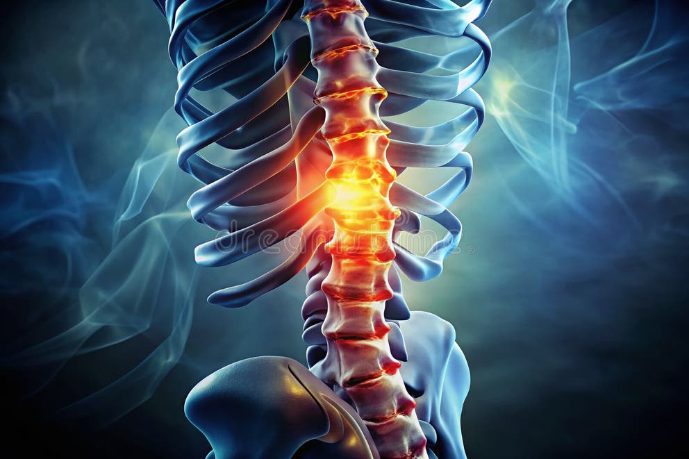 Visualizing a Bulging Disc in the Spine a Long Exposure Medical ...