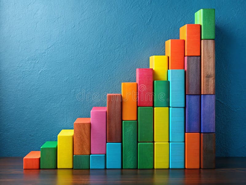 Visualizing Business Growth a Dynamic Abstract Chart Depicting Success ...