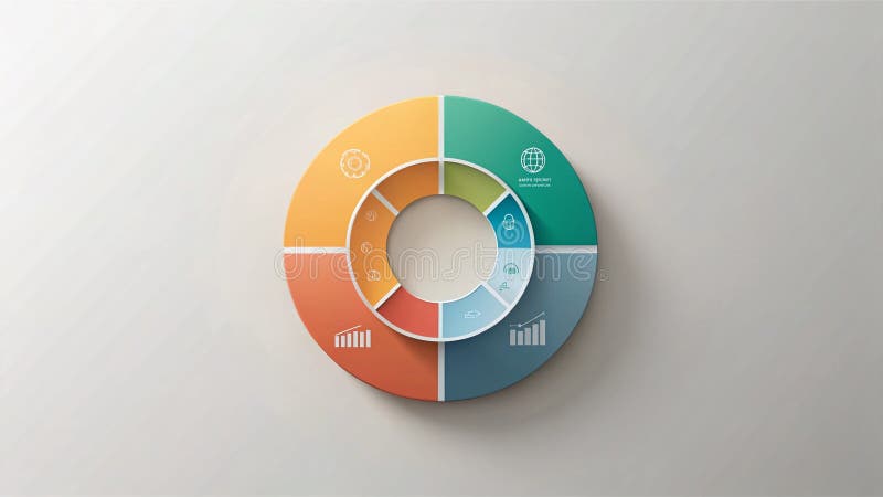 Visualizing Business Processes a Minimalist FourSection Infographic ...