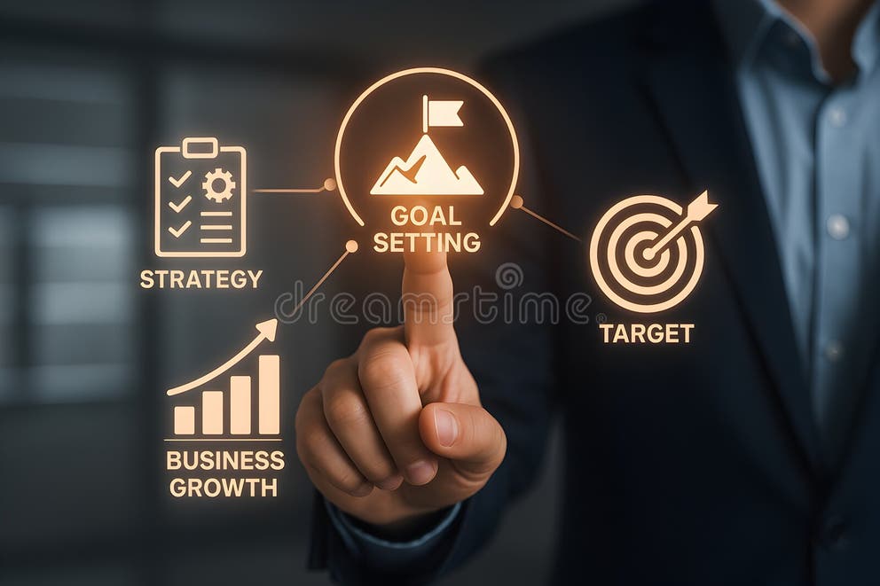Goal Setting Strategy for Business Growth and Target Achievement with a ...