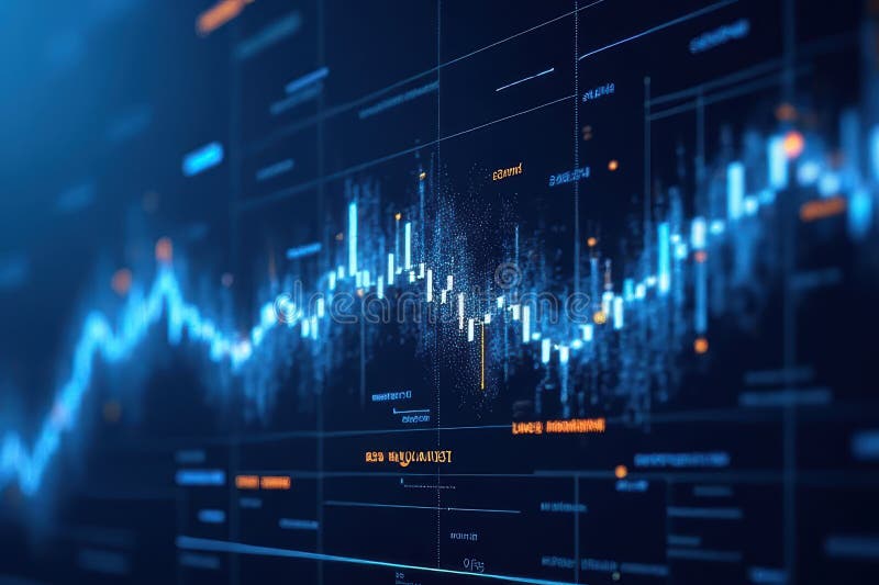 Visualizing Buy-Side Liquidity through Graphs Stock Illustration ...