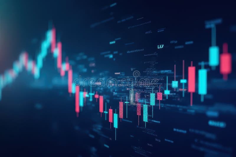 Visualizing Buy-Side Liquidity through Graphs Stock Illustration ...