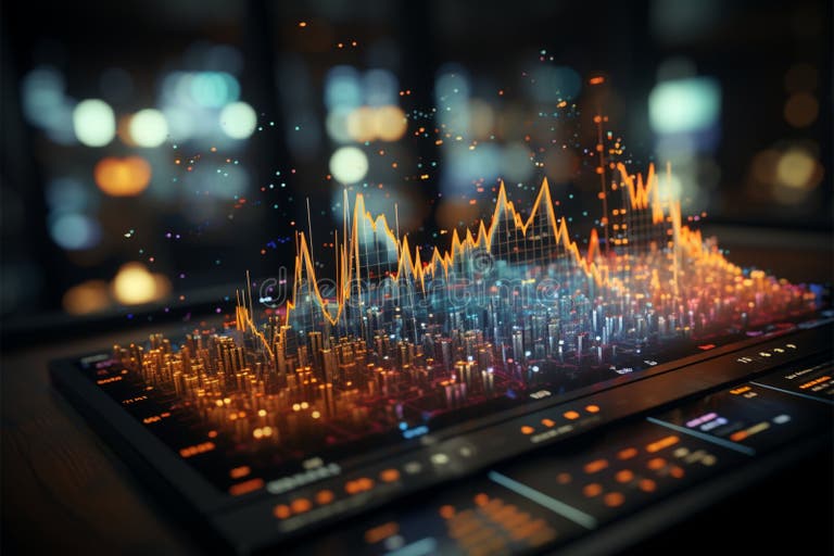 Visualizing Change Blurred Trading Graph Features Percent Symbol ...