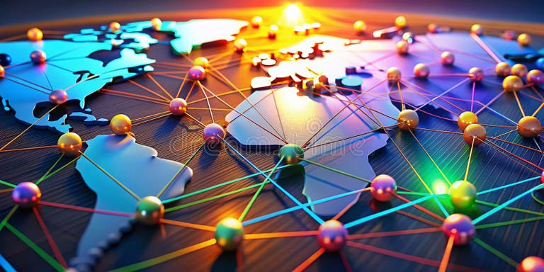 Visualizing Complex Data Relationships a 3D Network Infographic for ...