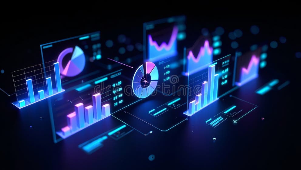 Visualizing Complex Financial Data with Futuristic Digital Dashboards ...