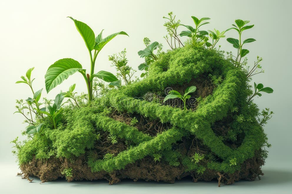 Interpreting Relationships through Natural Scenery Stock Illustration ...