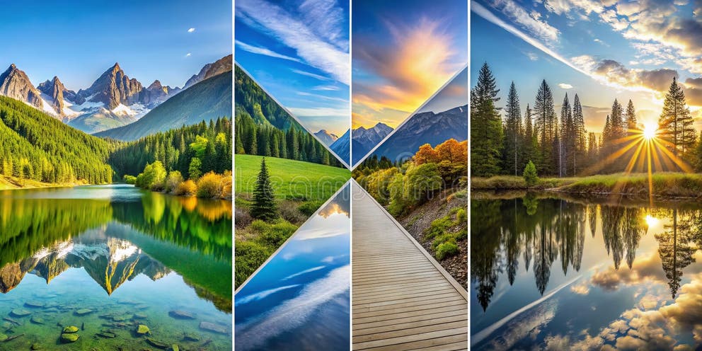 Visualizing Core Values a Landscape Icon Set Representing Commitment ...