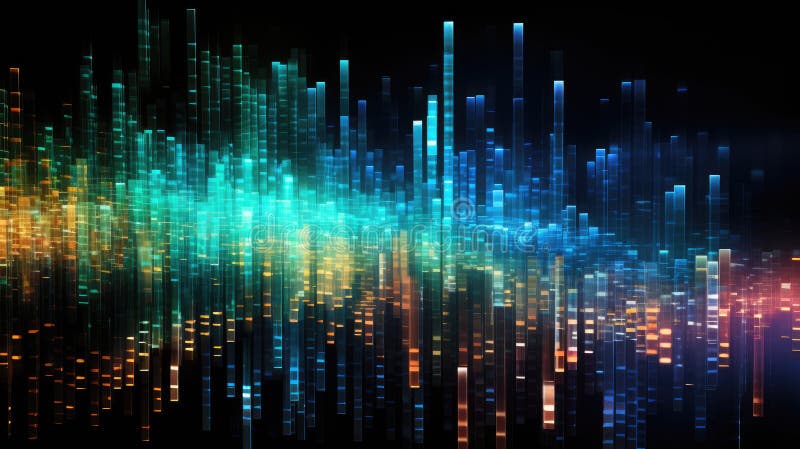 Visualizing In A 3d Bar Diagramm Of Big Data Generated By An Clustering