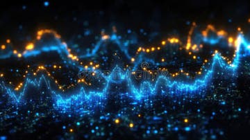 Visualizing Data: Dynamic Charts & Graphs Stock Image - Image of ...