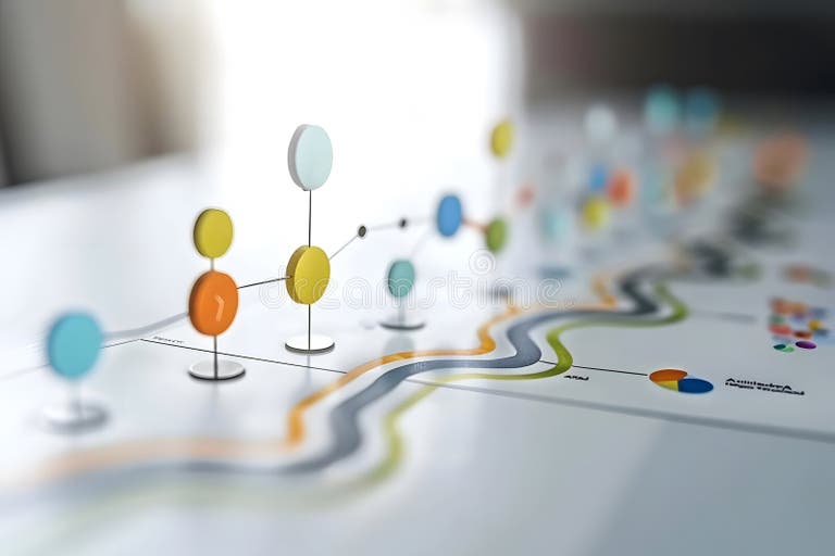 Visualizing Data Flow, Abstract Colorful 3D Chart Shows Network ...