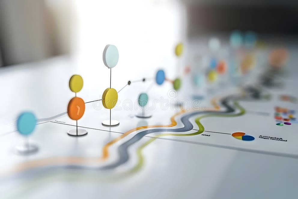 Visualizing Data Flow, Abstract Colorful 3D Chart Shows Network ...