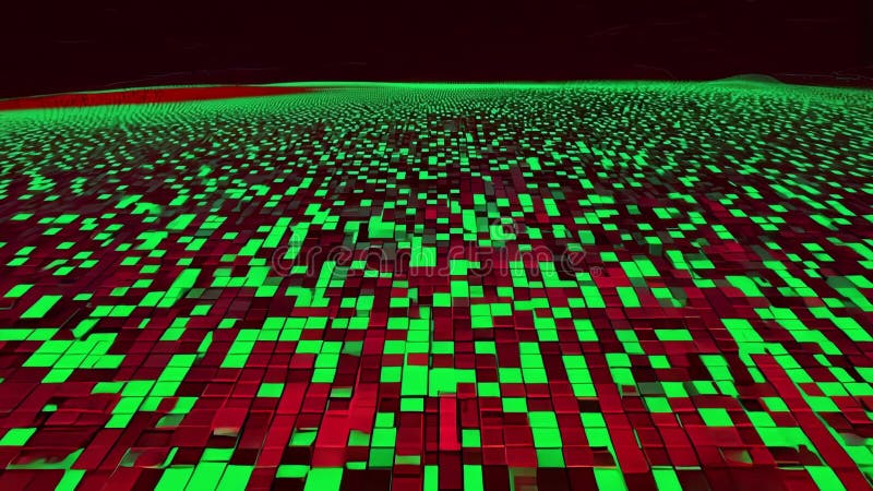 Visualizing Data Patterns Over Time in Dynamic Grid Formations Stock ...