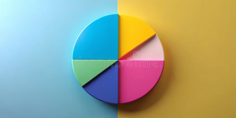 Visualizing Data with a TwoPart Pie Chart an Infographic Design for ...