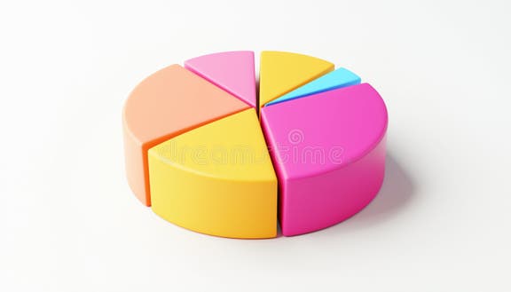 Visualizing Data Using Pie Charts Stock Image - Image of marketing ...