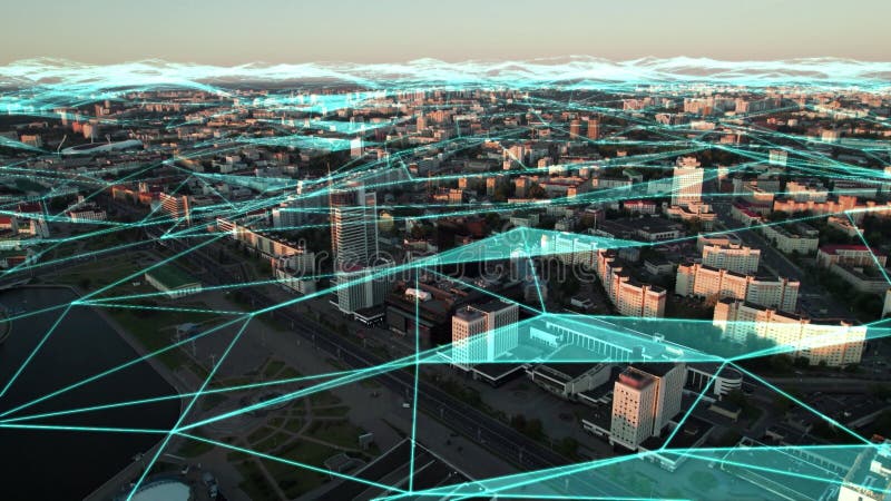 Visualizing the Digital Network Grid, Covering the Modern City ...