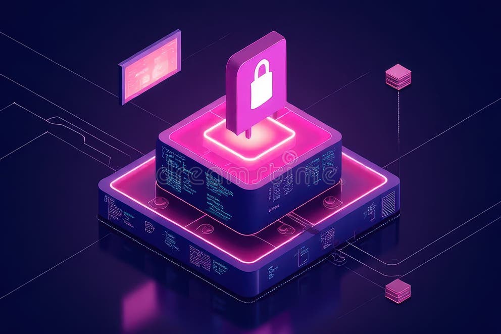 Visualizing DMARC Hosting Platforms Stock Illustration - Illustration of conceptual, security ...