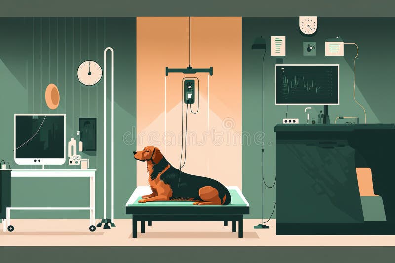Visualizing a Dog Receiving Medical Treatment in a Vet, Created with ...