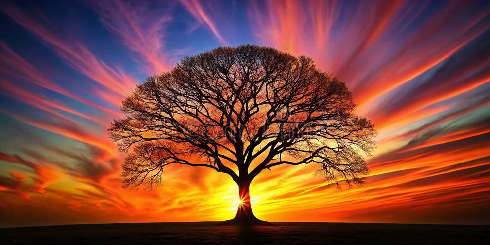 Visualizing Exponential Growth a Binary Tree Silhouette Illustrates ...