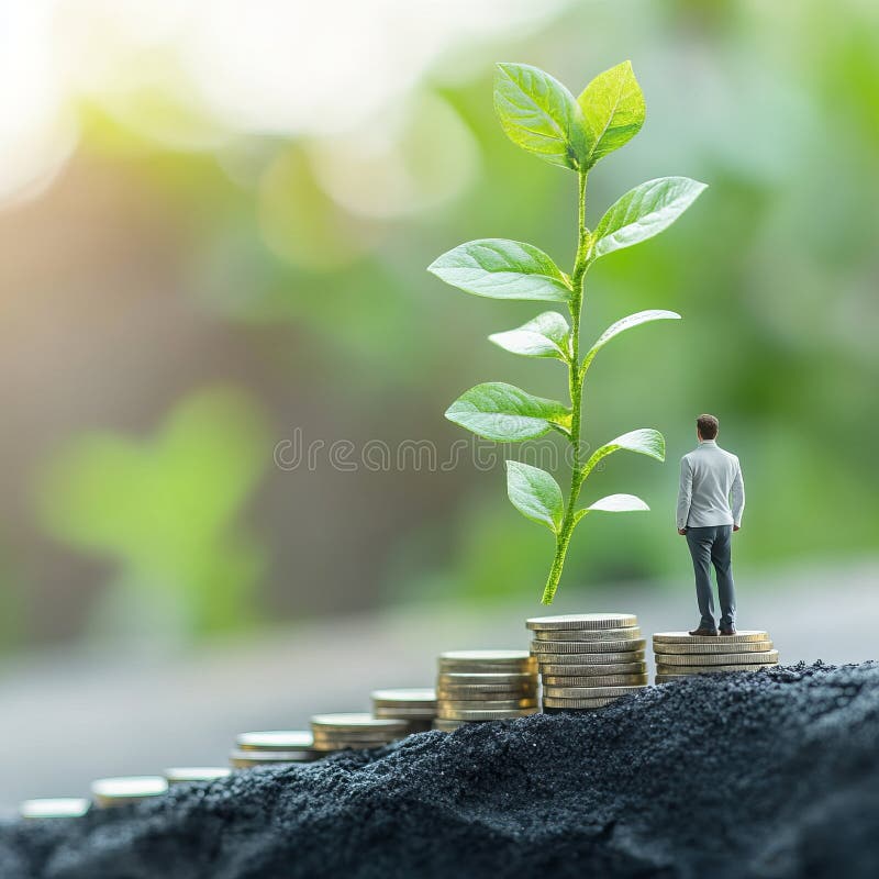 Visualizing Financial Growth, a Metaphor for Investment Success and ...