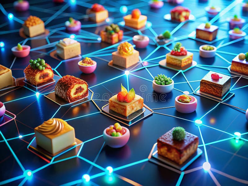 Visualizing the Future of Food a 3D Rendered Blockchain Network ...