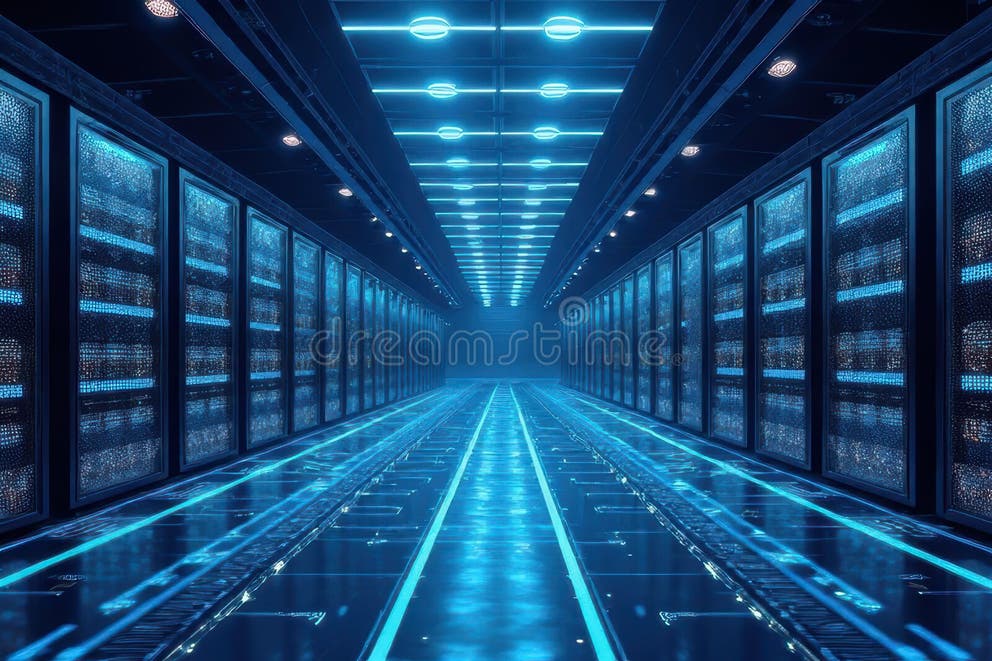 Visualizing Future Web3 Infrastructure Via Data Center Design Stock ...