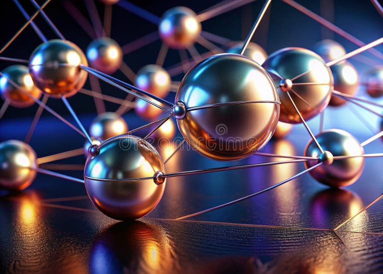 Visualizing Global Connections an Abstract Network of Interconnected Spheres Perfect for ...