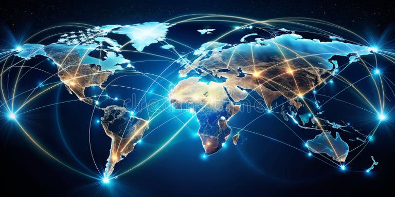 Visualizing Global Data Flow a Silhouette of the Worldwide Network ...