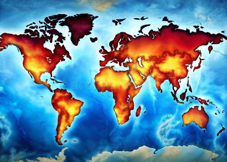 Visualizing Global Warming Impacts a Heatmap of Rising Temperatures and ...