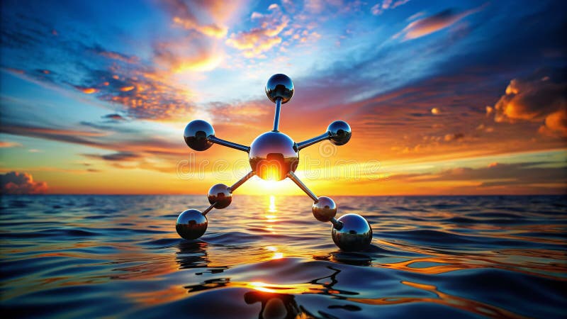 Visualizing Heavy Water D2O a Detailed Silhouette of the Deuterium ...