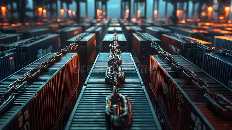 Visualizing the Impact of Trade Restrictions a Captivating Scene of ...