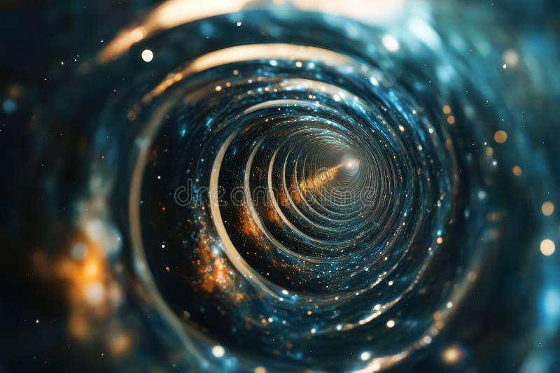 Visualizing the Journey through a Cosmic Vortex in Deep Space at ...