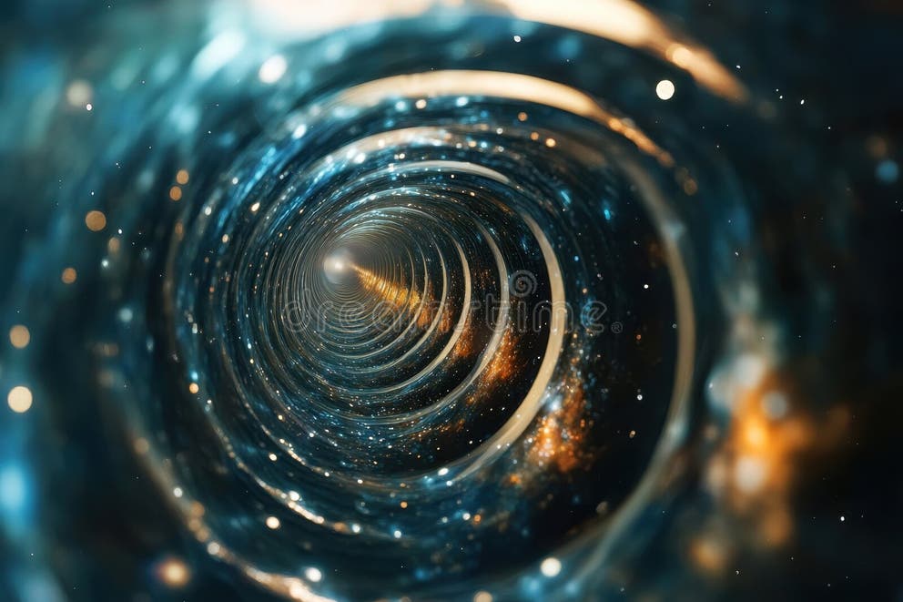 Visualizing the Journey through a Cosmic Vortex in Deep Space at ...