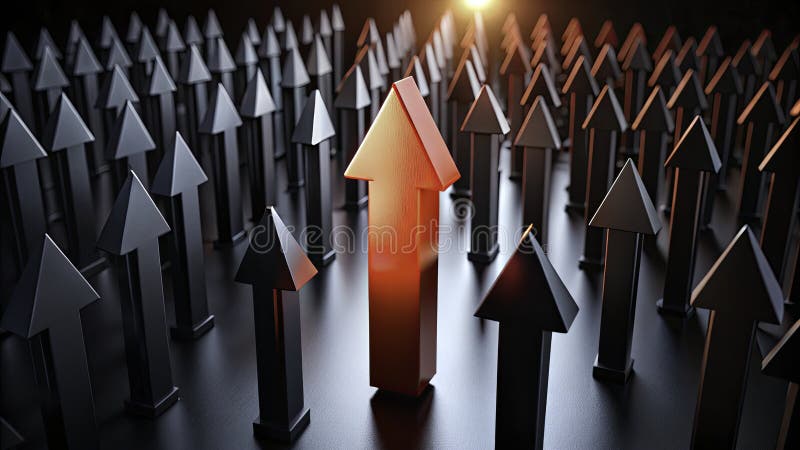 Visualizing Leaderships Ascent a 3D Render of Growth Success and ...