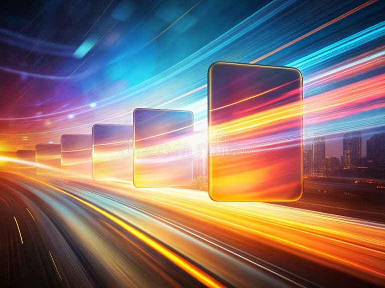 Visualizing Long Exposure Data an Abstract Infographic with Square Tabs ...