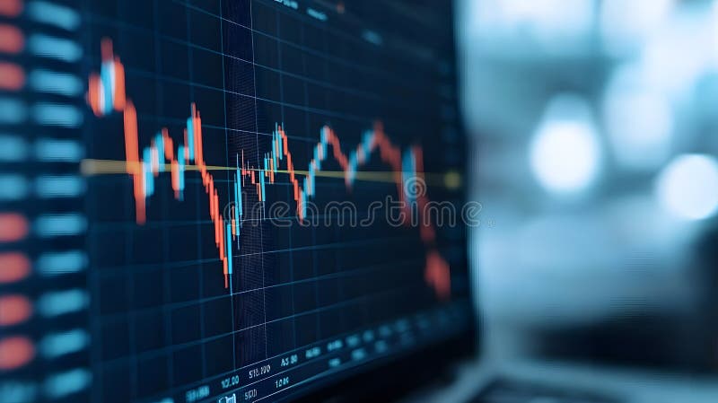 Visualizing Market Trends: a Detailed Stock Forecast Chart on a ...