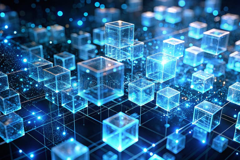 Visualizing Network Data Flow Dynamic Blue Data Cubes Showcase Complex ...