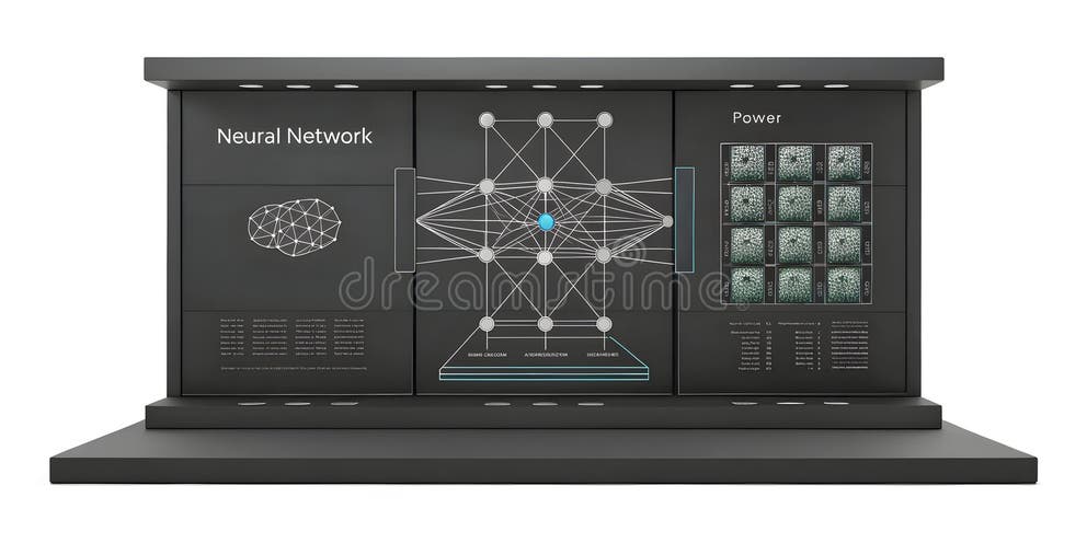 Visualizing Neural Network Power a Futuristic Holographic Display of ...