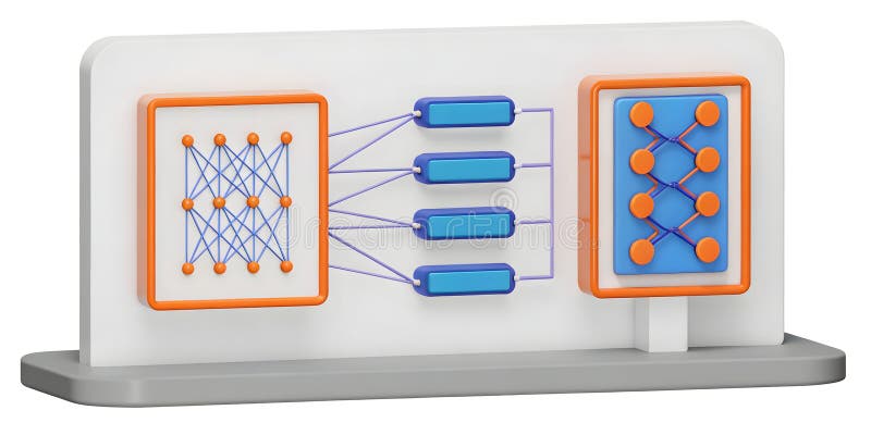 Visualizing Neural Networks A 3d Model Showing Interconnected Nodes And