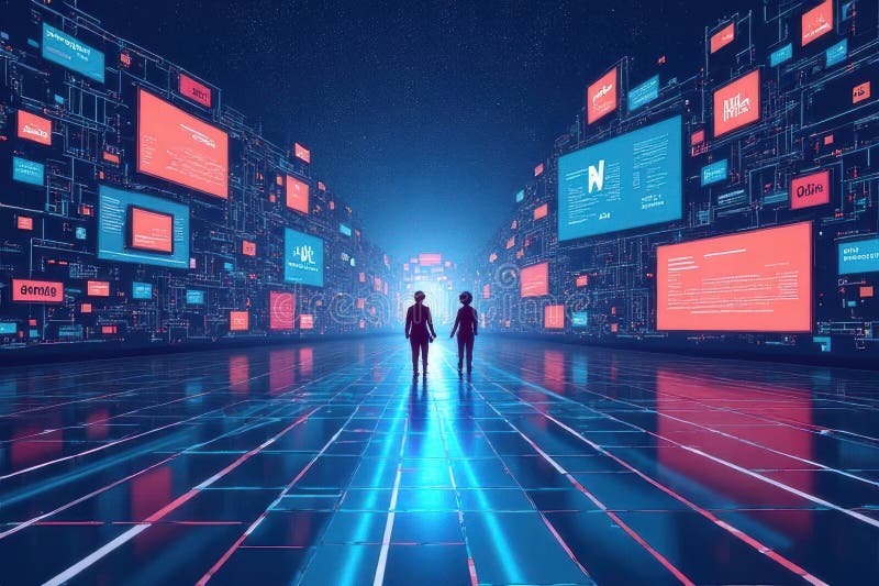 Visualizing Online Rules and Restrictions Stock Illustration ...