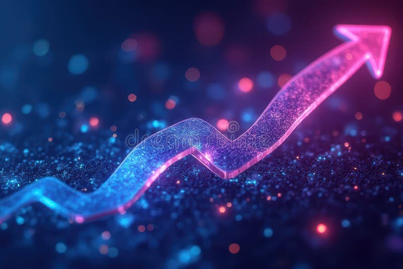 Visualizing Performance Marketing Via Artistic Figures Stock ...